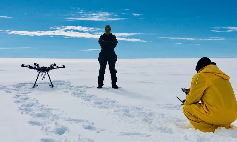 Innovative drones help find a lost plane